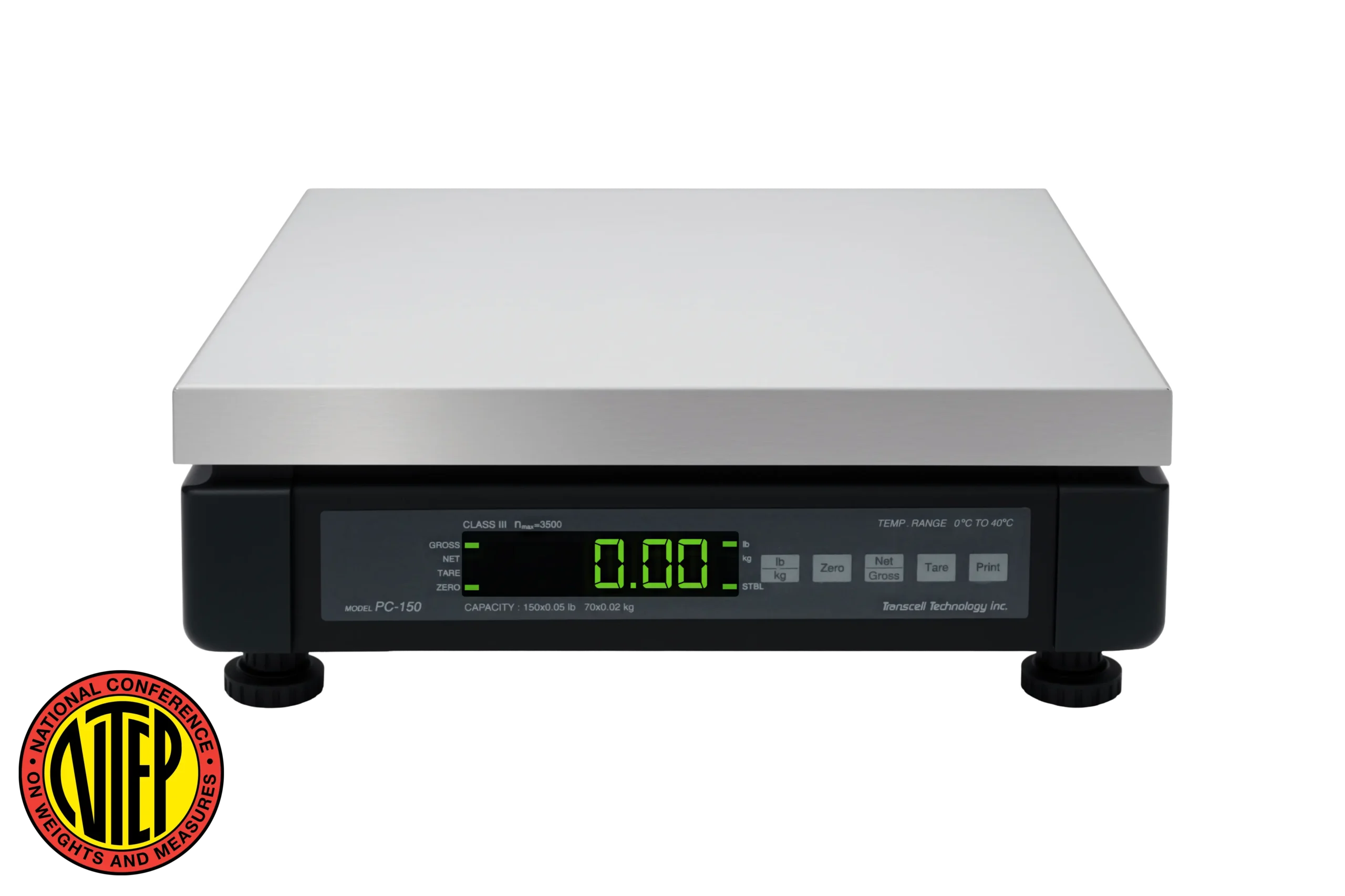 PC-150 Shipping Scale | USB & RS-232 | Transcell