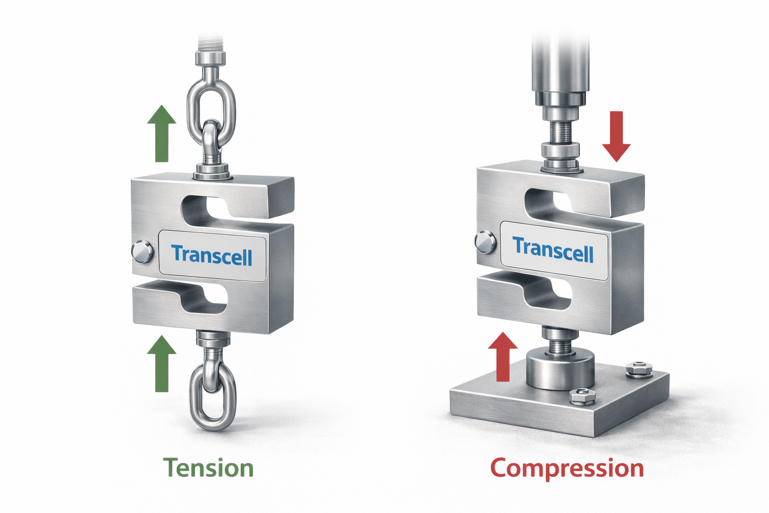 S-Type Load Cells for Tension & Compression | Transcell Industrial Sensors